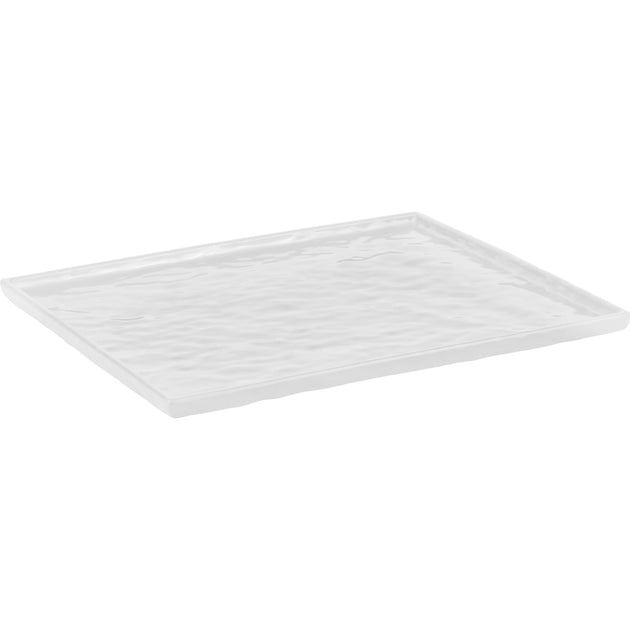 Rectangular melamine tray "Stone effect" white GN 1/2 – HORECANO