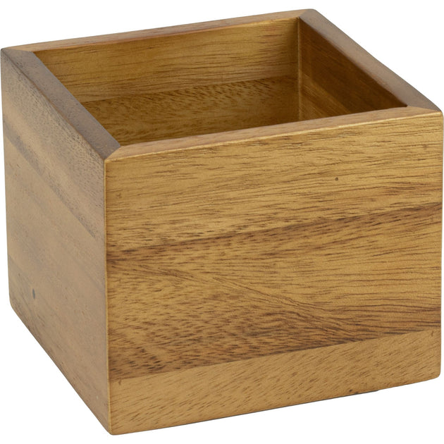 Acacia square buffet stand 12x10cm – HORECANO