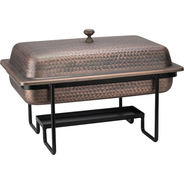 Horecano Rustic Rectangular Chafing Dish GN 1/1 with Matte Black Base ...