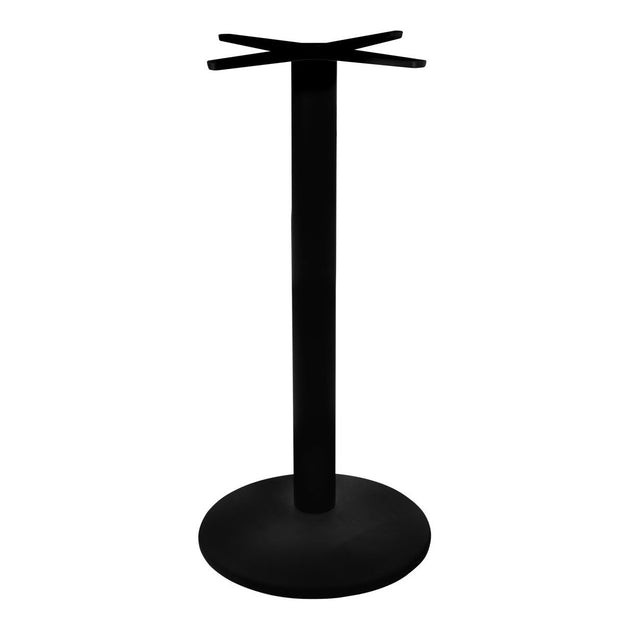 Metal table stand for square/round table black 43cm – HORECANO