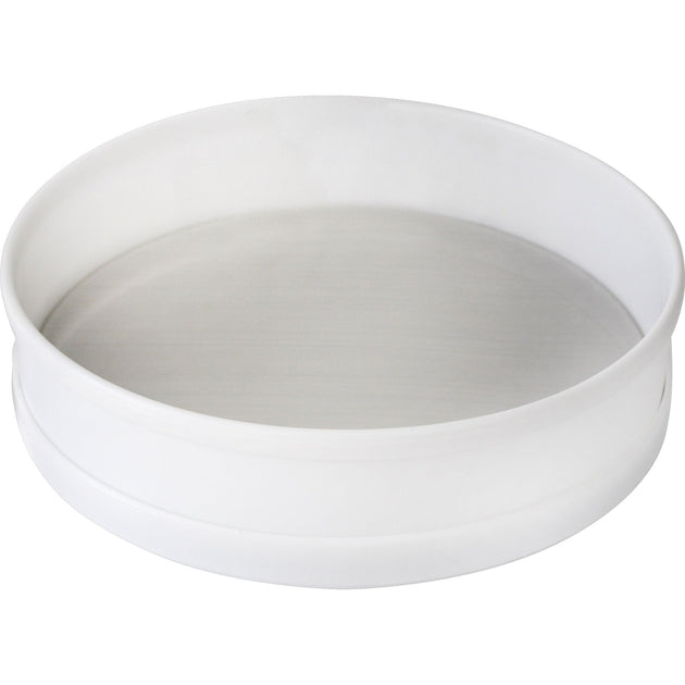 White plastic sieve with steel mesh 35cm – HORECANO