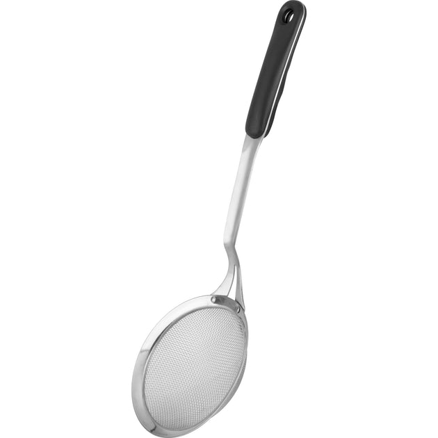 Mesh strainer with black handle 14cm – HORECANO