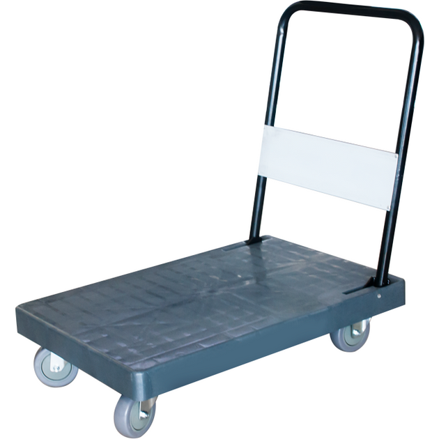 Flat trolley with raised push handle "Grey" 72x78cm – HORECANO