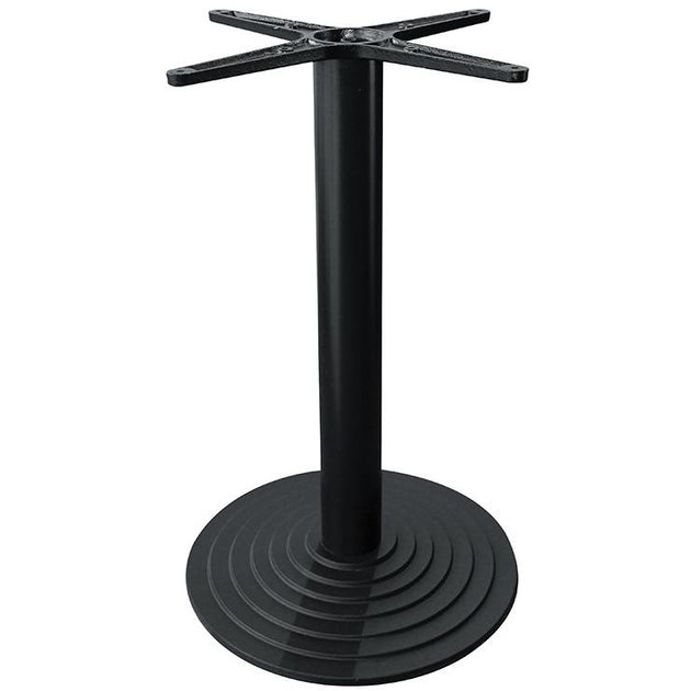 Metal table stand for square/round table black 43cm – HORECANO
