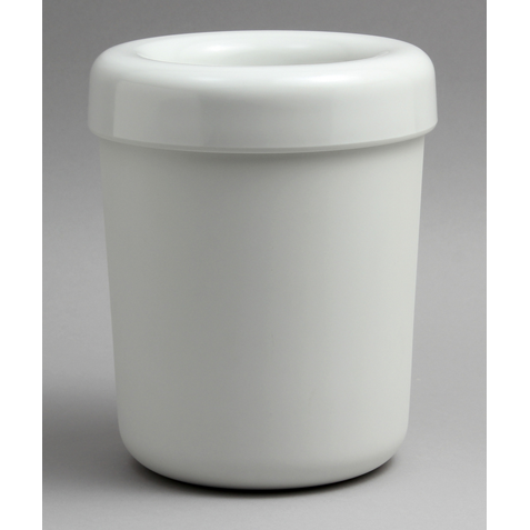 Round table bin white 13cm – HORECANO