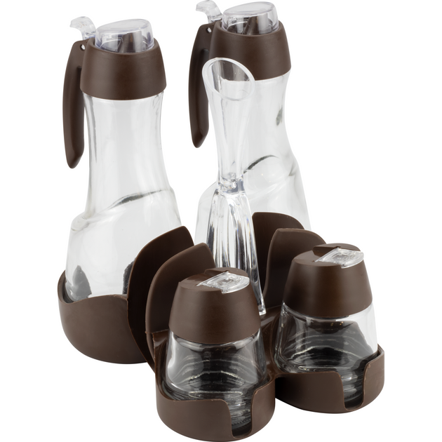 Condiment set with stand – HORECANO