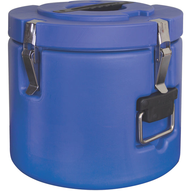 Round insulated food transport container blue 17 litres – HORECANO
