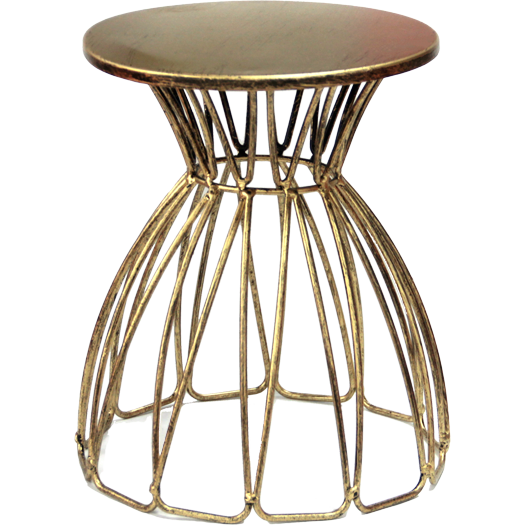 Round metal buffet stand "Gold" 25cm – HORECANO
