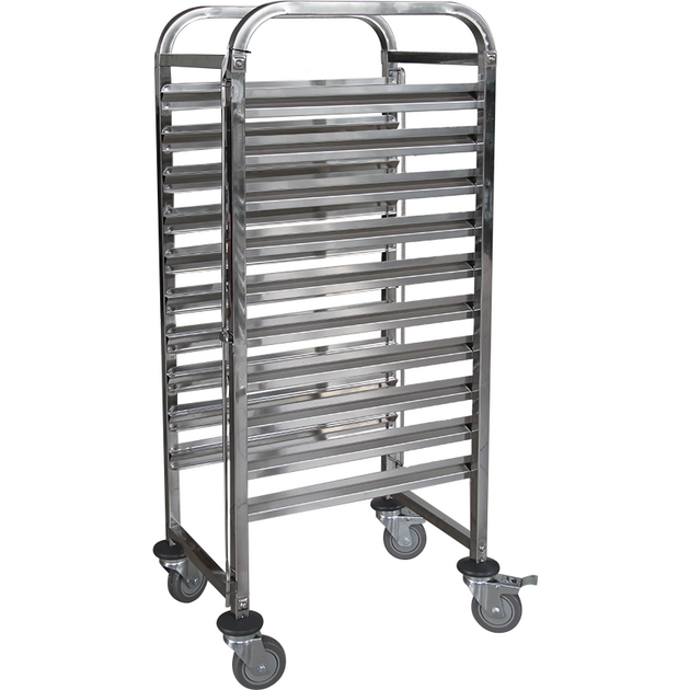 Rack trolley for gastronorm containers 10 shelves – HORECANO