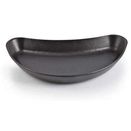 Cast iron kidney shaped plate Black 20cm – HORECANO